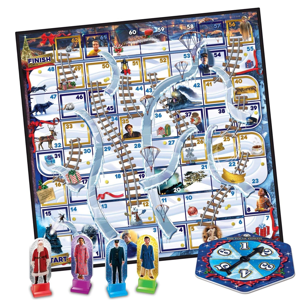 Polar Express Slides and Ladders Game - Fun Family Adventure| ToyTime