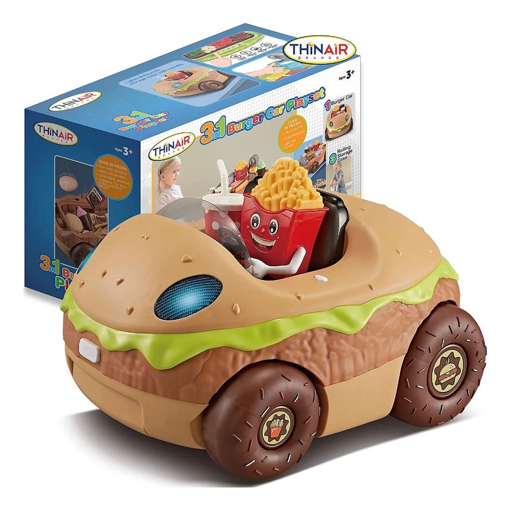 Burger Car Playset...@Thin Air - ToyTime| ToyTime