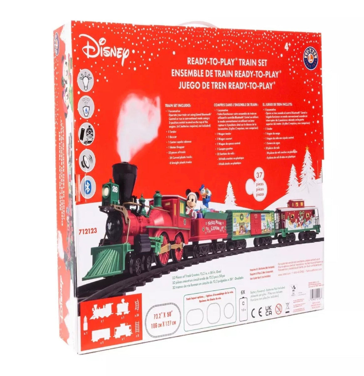 Disney Mickey Mouse Express Train Set w/ Bluetooth - ToyTime| ToyTime