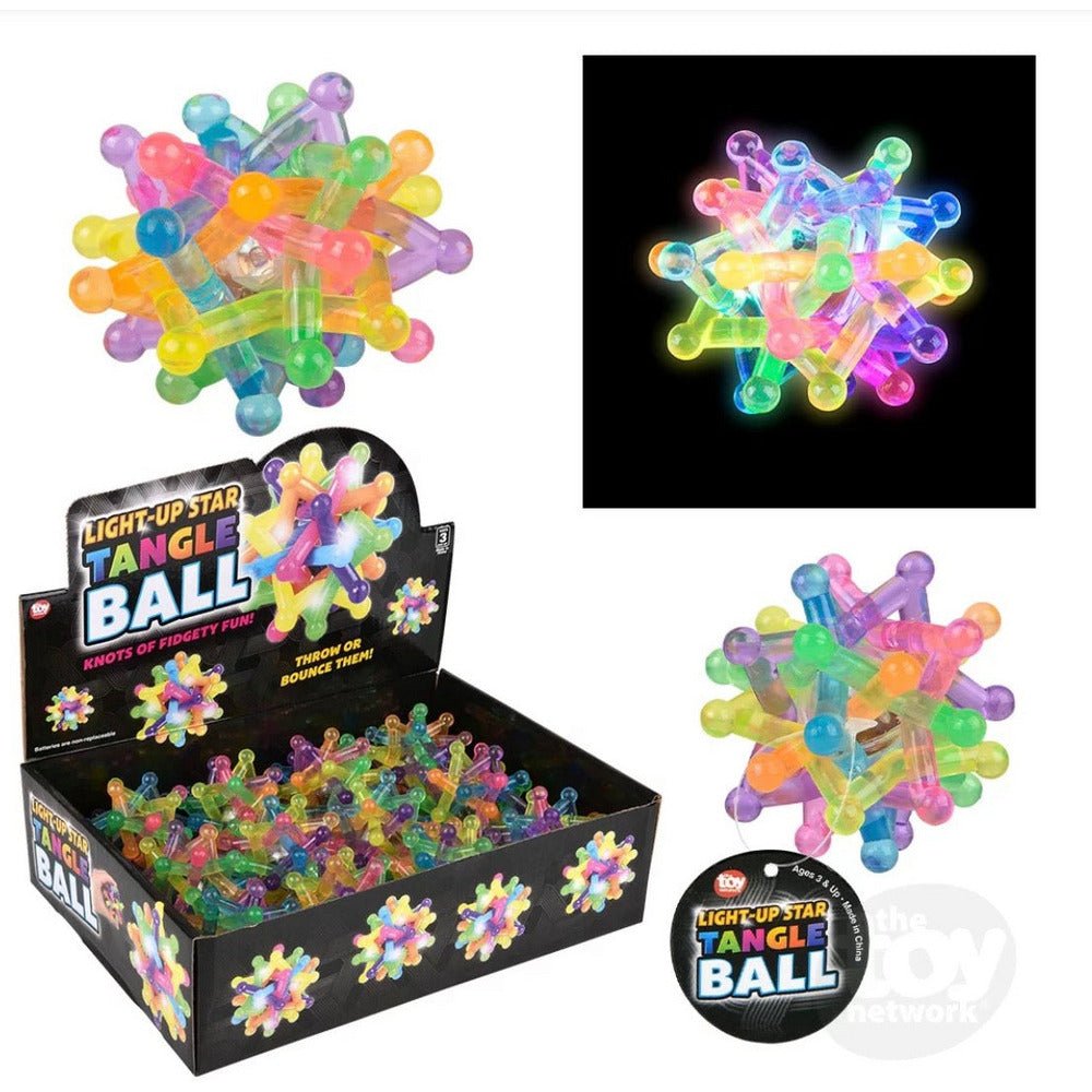 Light Up Star Tangle Ball - ToyTime| ToyTime