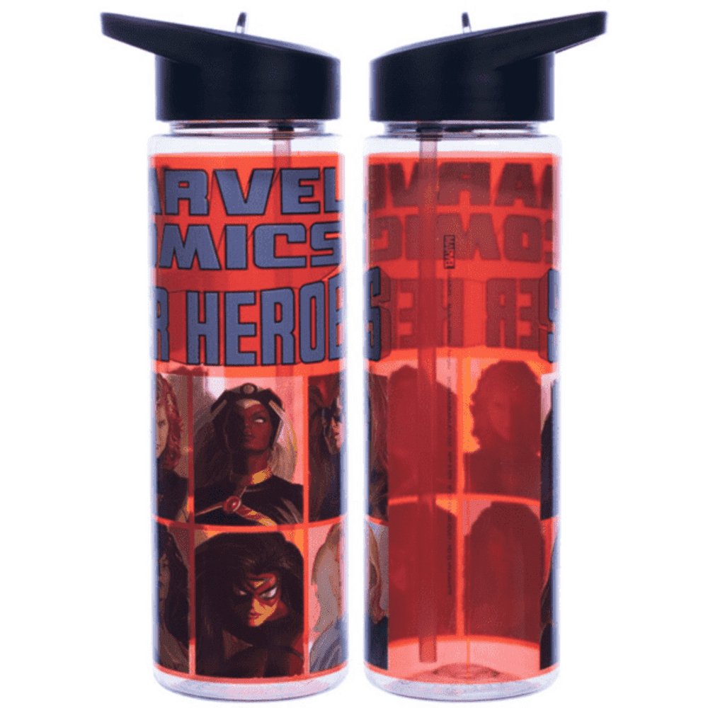 Marvel Female Superheroes 24 oz. UV Single-Wall Tritan Water Bottle ...