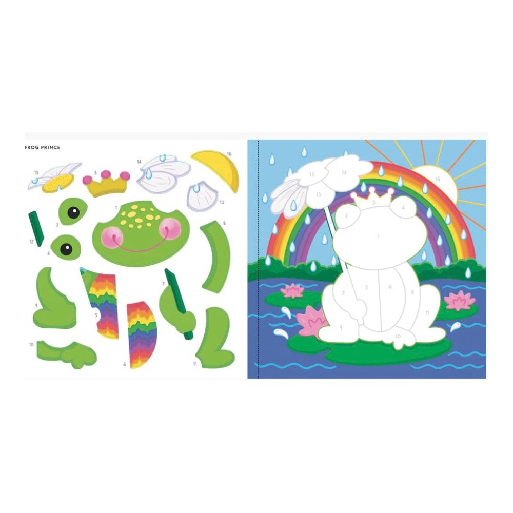 My First Color-By-Sticker Book Rainbow Magic - ToyTime| ToyTime