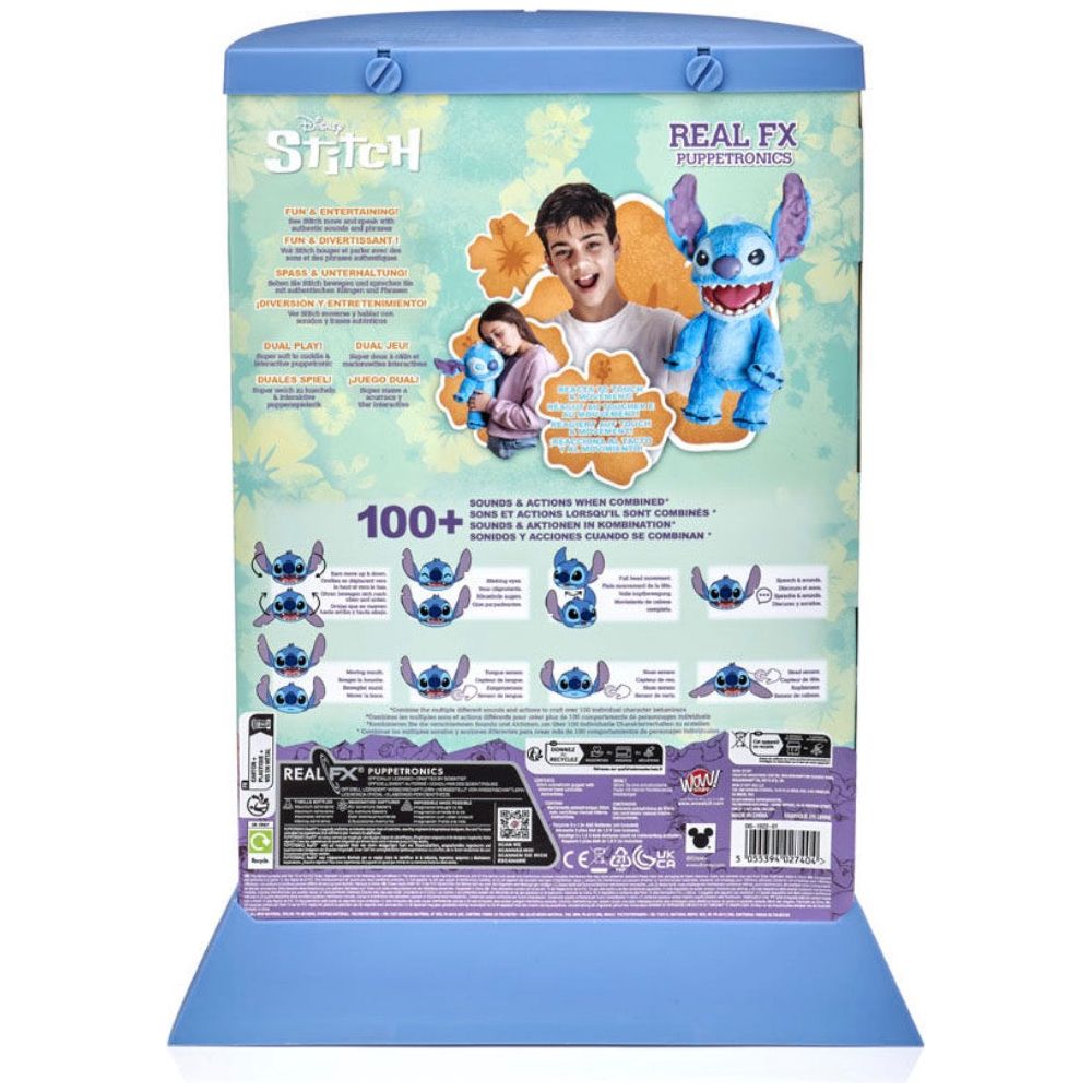 Real FX Stitch Puppet Interactive Toy 1st lot - ToyTime| ToyTime