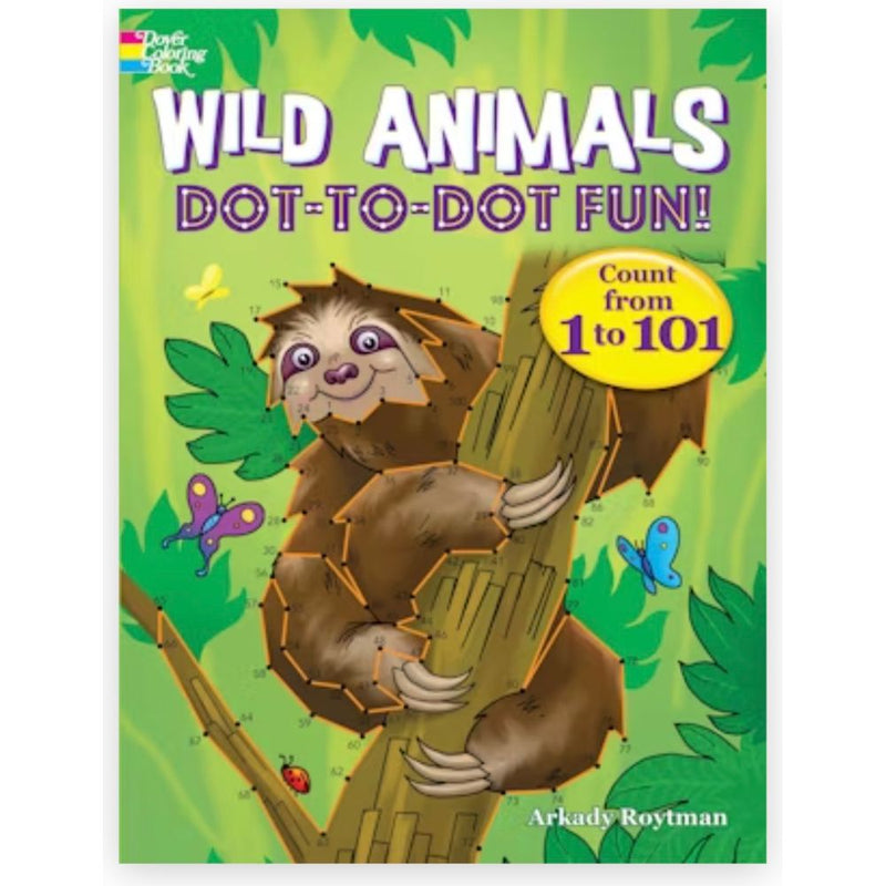 Wild Animals Dot to Dot Fun Coloring Book - ToyTime| ToyTime