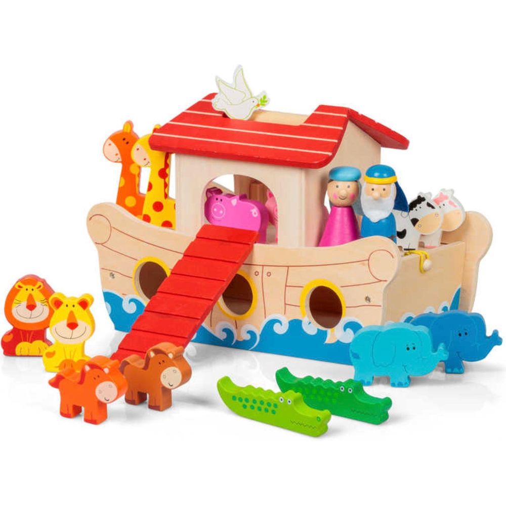 Wooden noah's ark playset - ToyTime| ToyTime